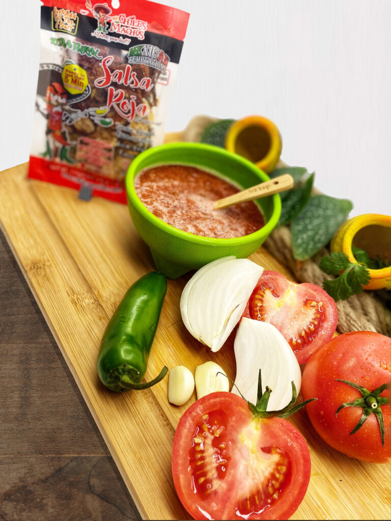 Real Mexican Salsa Roja / Red Salsa / Salsa Rouge - Chiles Machos ...